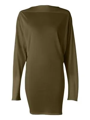 Jacquemus Draped Open-back Dress - Deep Khaki