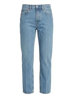 Gucci Straight-leg Jeans With Side Slits - Blue