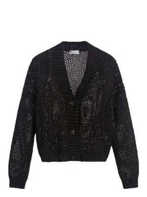ROBERTO COLLINA V-neck Button-fastening Cardigan - Brown