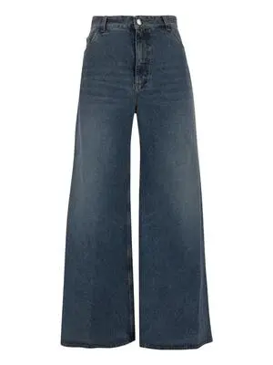 Chloé Chloe Wide-Leg Jeans Blue