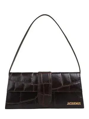 Jacquemus Logo Lettering Shoulder Bag - Black