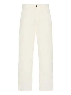 THE ROW Belt Loops Slacks - White