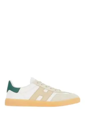 Hogan H Patch Lace-up Sneakers - White