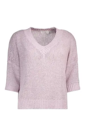ROBERTO COLLINA Roberto Collina V-Neck Knit Top