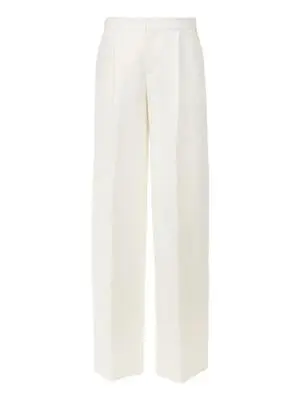 Chloé Wide Leg Trousers - White