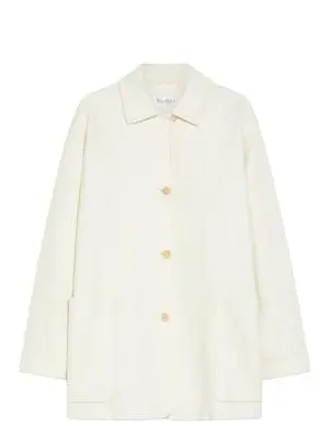 Max Mara Single-breasted Coat - White