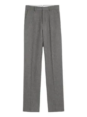 Ami Wide Leg Trousers - Grey