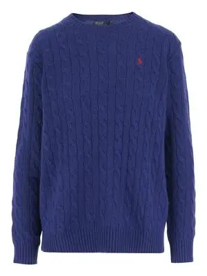 Polo Ralph Lauren Embroidered Crewneck Jumper - Blue