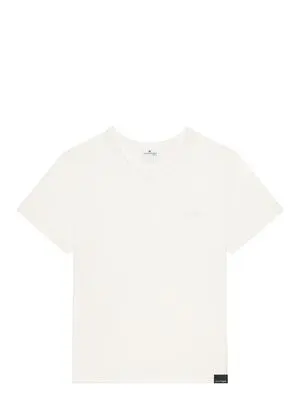 COURREGES Courrèges Logo Patch Crewneck T-Shirt