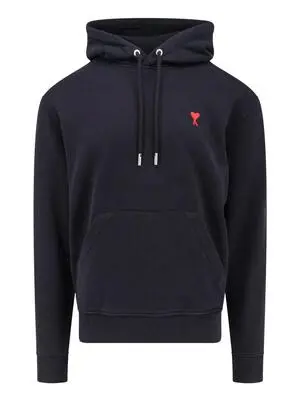 Ami De Coeur Drawstring Hoodie - Black