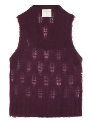 FORTE_FORTE Forte Forte Crewneck Sleeveless Knit Tank Top