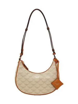 Mcm Himmel Shoulder Bag - Beige