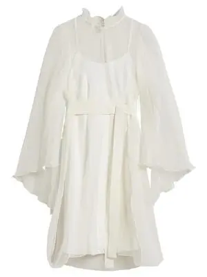 Max Mara Long Sleeve Dress - White