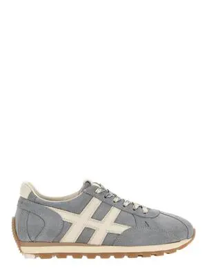 Hogan 86er Lace-up Suede Sneakers - Light Blue