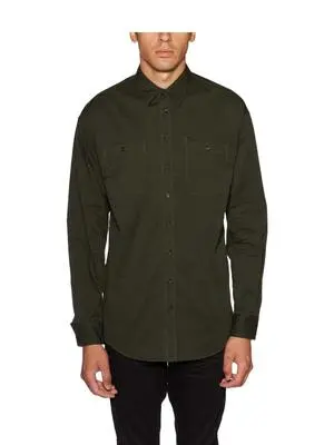 Dsquared2 Logo Printed Chest Pocket Shirt - Black
