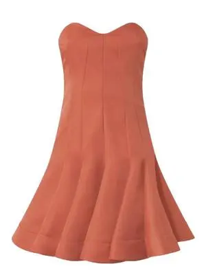 Pinko Pleated Mini Dress - Red