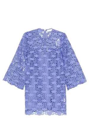 Zimmermann Maxine Lace Mini Dress - Blue