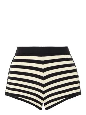 Posse Striped Shorts - Black