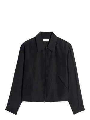 LEMAIRE Short Zip-up Jacket - Black