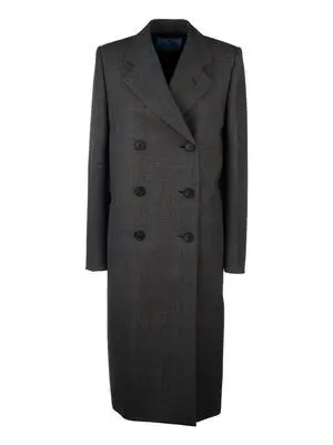 Prada Wool Coat - Black