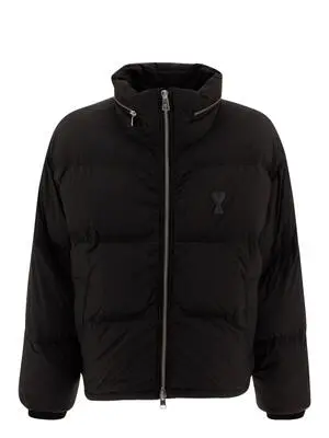 AMI Ami Paris Ami De Coeur Quilted Puffer Jacket