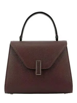 VALEXTRA Valextra Iside Foldover Mini Top Handle Bag Deep Red