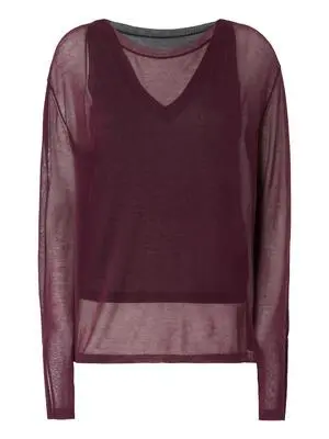 Pinko Martin Long-sleeved Top - Red