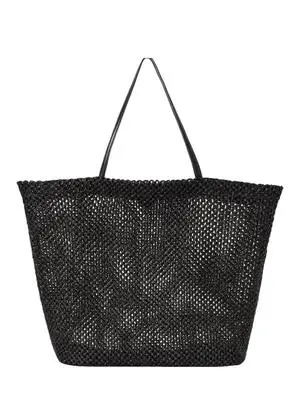 THE ROW Barn Open-weave Tote Bag - Black