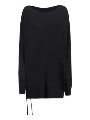 ANN DEMEULEMEESTER Round Neck Sweater - Black