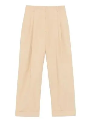 Dries Van Noten Belted Casual Pants - Nude