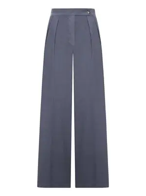 Dries Van Noten Wide-leg Pleated Trousers - Lilac