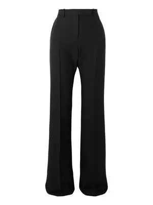 TOM FORD Straight-leg Tailored Wool Blend Trousers - Black