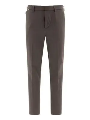 Hugo Boss Stretch Slim-fit Trousers - Grey