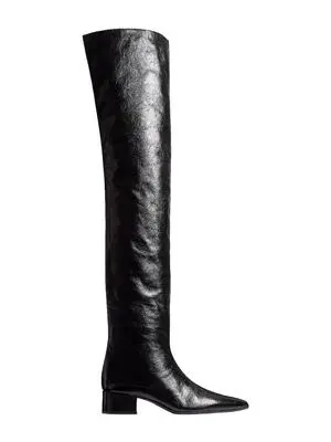 Khaite 40mm Over The Knee Boots - Black