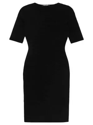 Roberto Cavalli Textured Sheath Dress - Black
