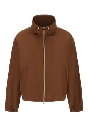 Herno Long Sleeve Zipper Jacket - Brown