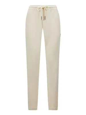Moncler Logo Patch Drawstring Sweatpants - White