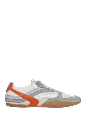 Miu Miu Gymnasium Lace-up Sneakers - Gray