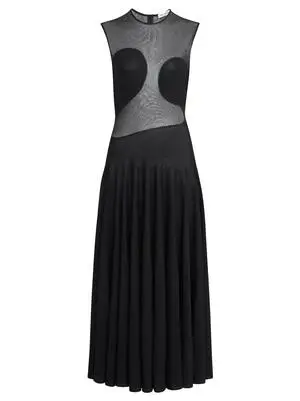 Alaïa Knitted Molded Dress - Black