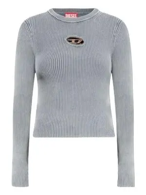 DIESEL® M-valary-r Knitted Top - Grey