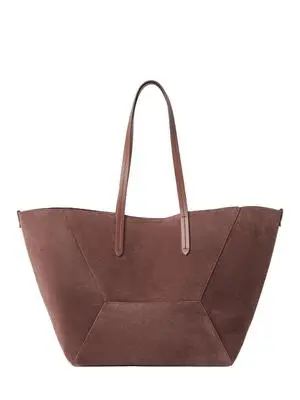 Brunello Cucinelli Brunello Cucinelli Geometric Shoulder Bag Red