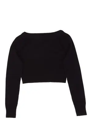 Max Mara Long-sleeved Knitted Jumper - Black