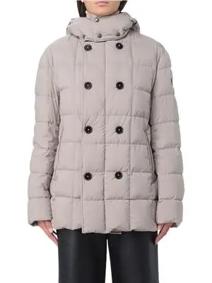 FAY Quilted Hooded Coat - Gray