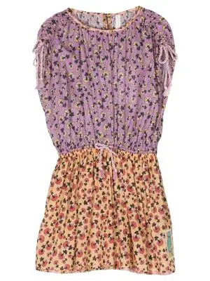 Zimmermann Floral Dress With Rope Detailing - Multicolor