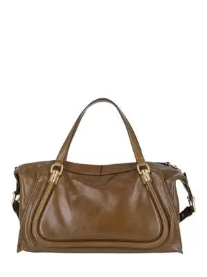 CHLOÉ Chloé Logo Detailed Zip-Up Shoulder Bag