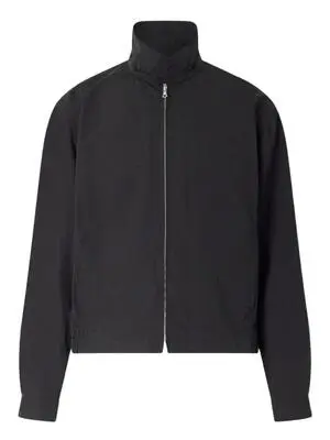 Dries Van Noten Zip-up Stand Collar Jacket - Black