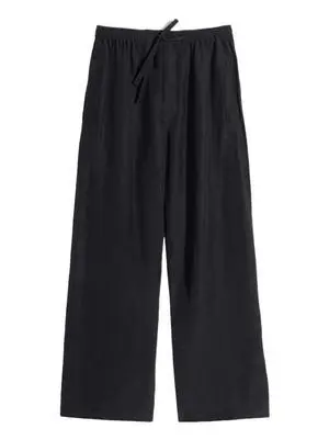 LEMAIRE Relaxed Fit Pyjama Pants With Drawstring - Black