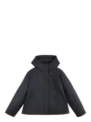 FAY Fay Drawstring Hooded Jacket Blue