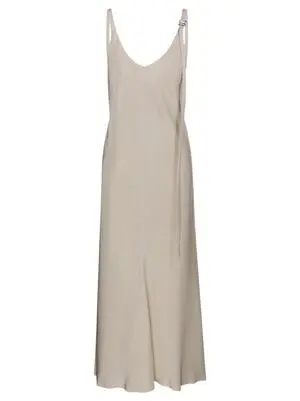 Sportmax Sportmax Unione V-Neck Sleeveless Dress Nude