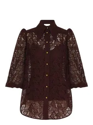 ZIMMERMANN Zimmermann Illustration Lace Blouse